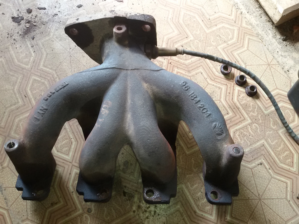 Ремонт выпускного коллектора и замена гофры — ЗАЗ Chance, 1,5 л, 2012 ...