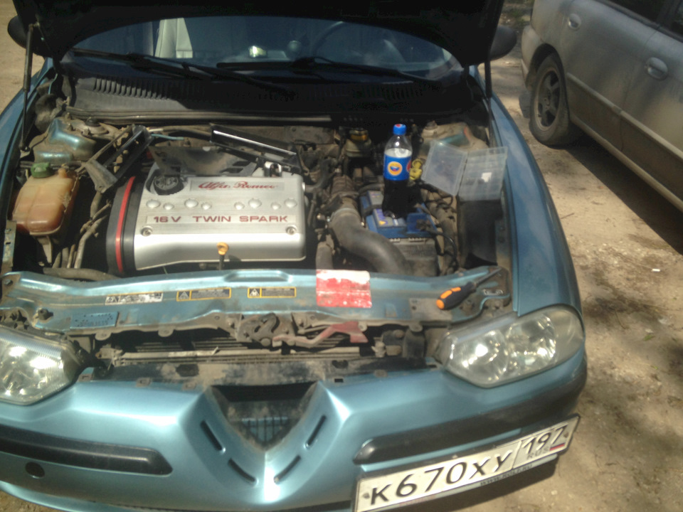 Линзы и 3000К — Alfa Romeo 156, 2 л, 2001 года | стайлинг | DRIVE2