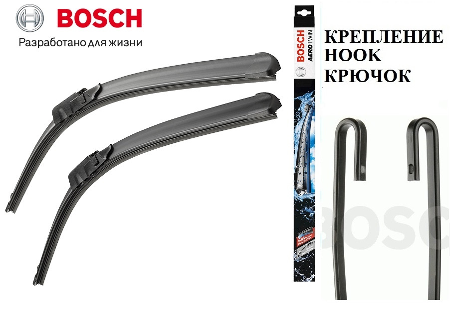 Дворники BOSCH 3397118908 Комплект стеклоочистителей Aerotwin 600/450mm ...