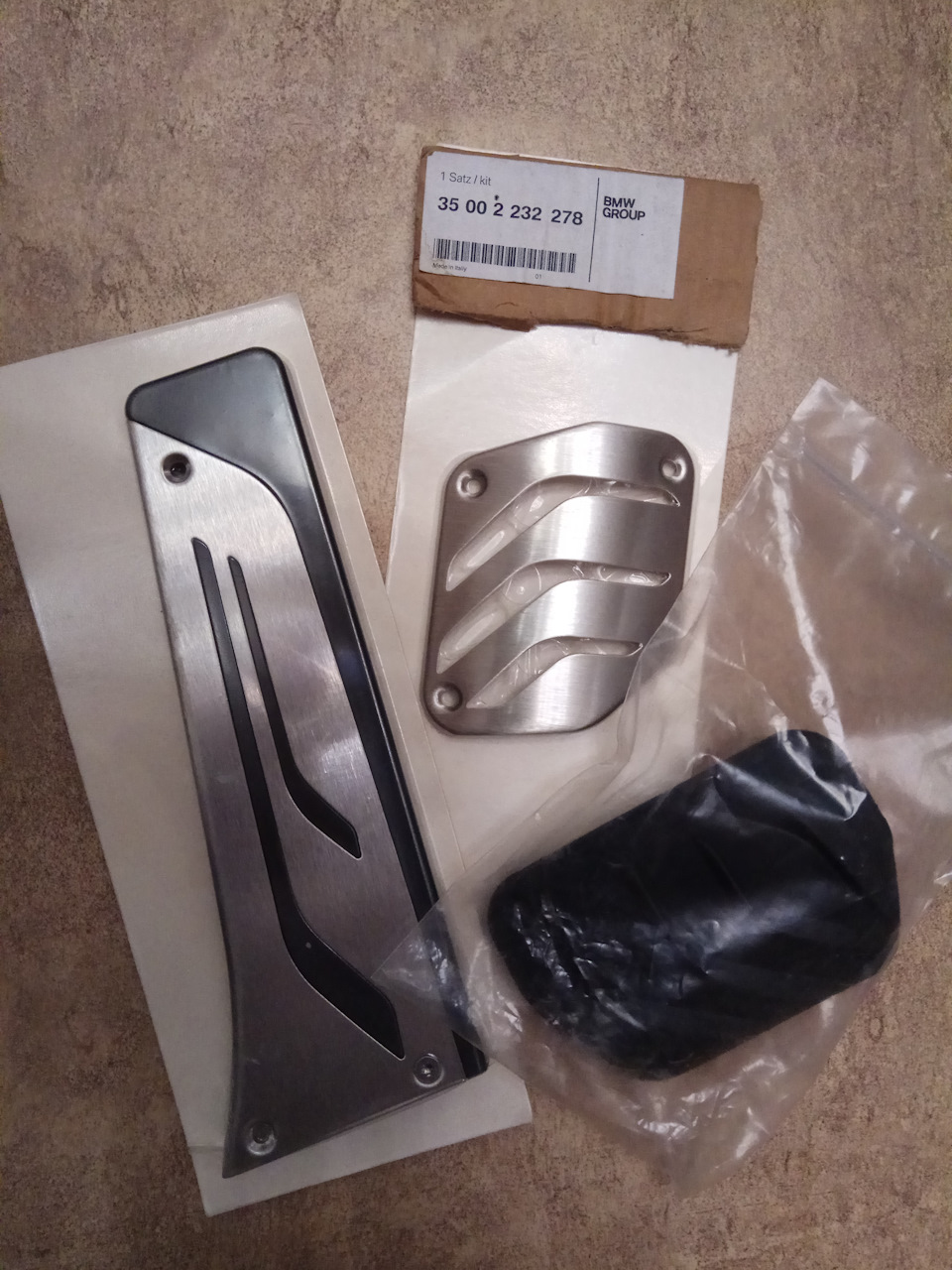 35002232278 Педали из нержавеющей стали BMW | Запчасти на DRIVE2