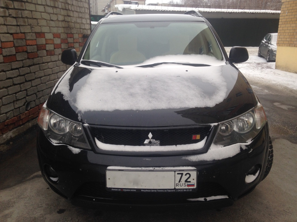 Решетка радиатора RalliArt — Mitsubishi Outlander XL, 3 л, 2008 года ...