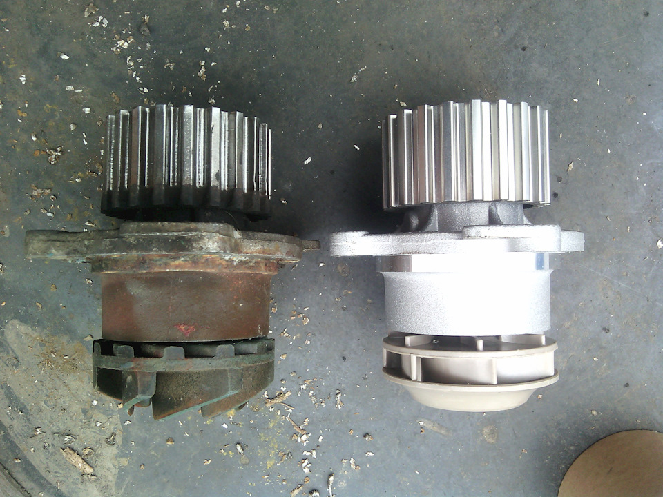 Помпа Luzar Turbo 2, переделка под опоры. — Lada 21093, 1,6 л, 2000 года | тюнинг | DRIVE2