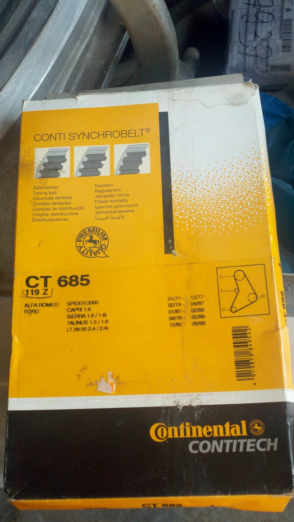 Заменя ремня ГРМ — Ford Taunus TC, 1,6 л, 1977 года | своими руками ...