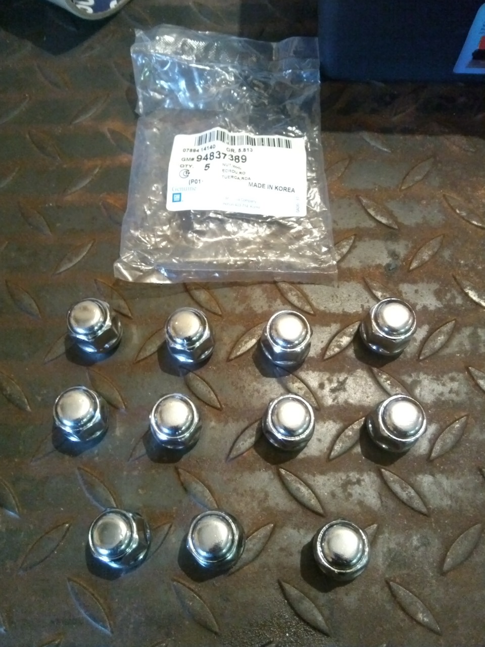 94837389 Гайка колесная GM | Запчасти на DRIVE2