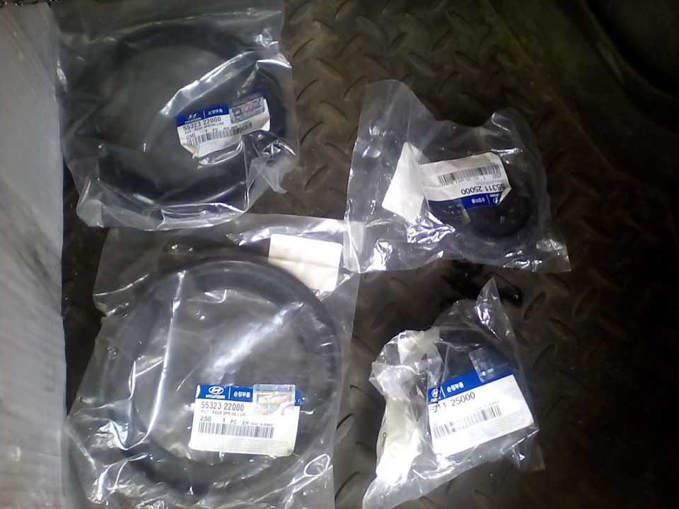 Стойки KYB назад — Hyundai Accent (2G), 1,5 л, 2004 года | плановое ТО ...