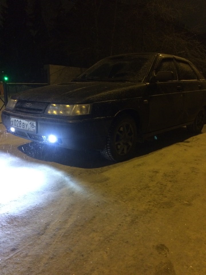Линзованные туманки — Lada 21124, 1,6 л, 2006 года | тюнинг | DRIVE2