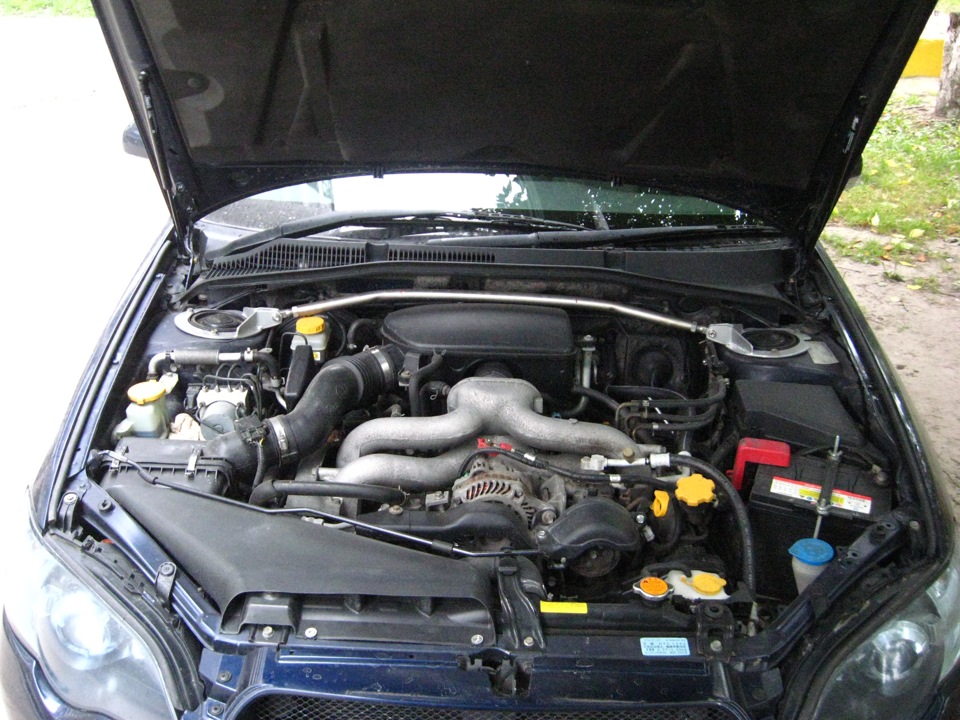 Пневмо упоры капота — Subaru B4 (BL), 2 л, 2003 года | тюнинг | DRIVE2