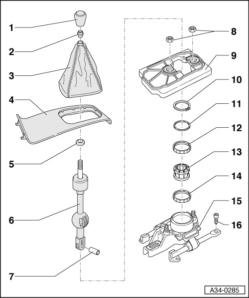Замена рычага и ручки КПП. — Audi A6 (C5), 3 л, 2003 года | своими ...