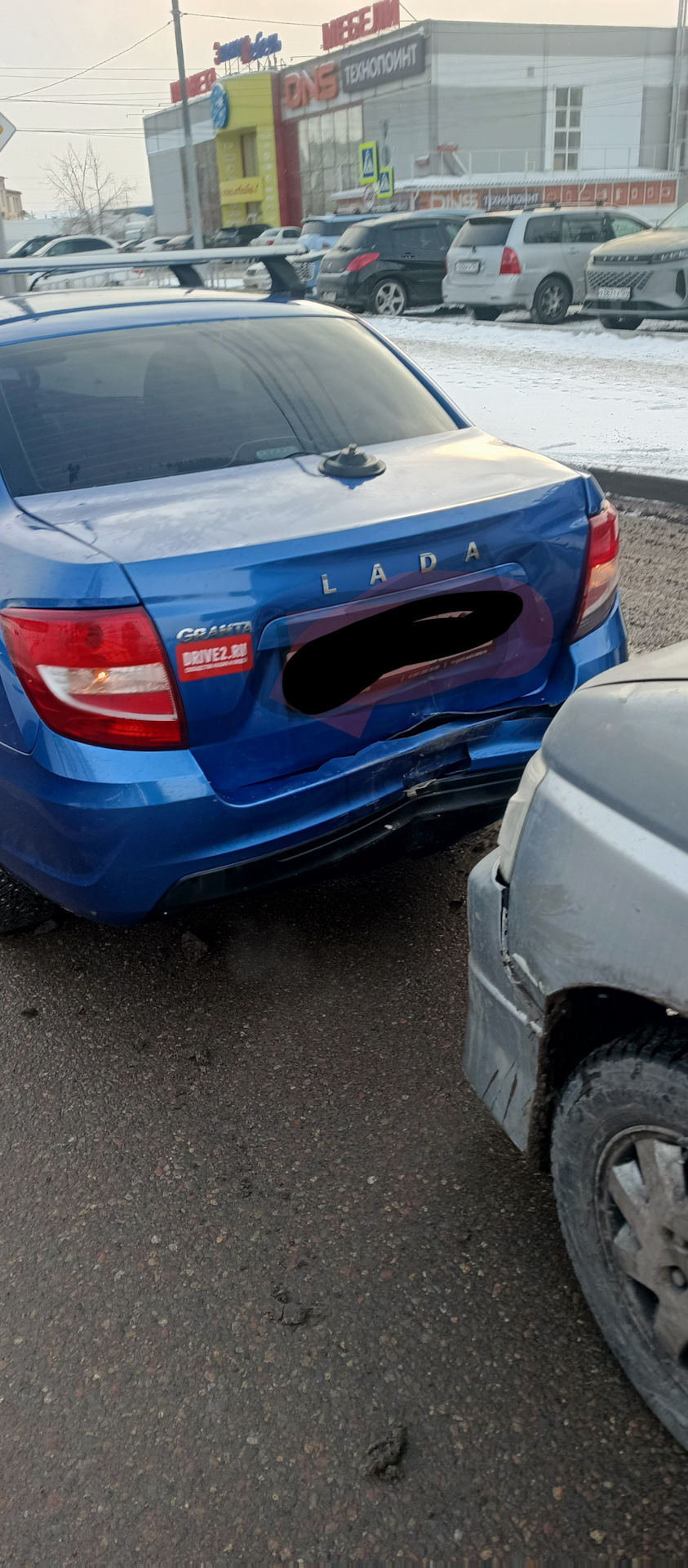 Небыло печали, на тебе проблем! — Lada Гранта (2G) FL, 1,6 л, 2019 года | ДТП | DRIVE2