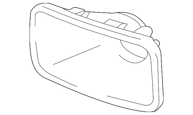 MN126657 ФАРА ПРОТИВОТУМАННАЯ ЛЕВАЯ ПРЯМОУГОЛЬНАЯ OUTLANDER Mitsubishi ...