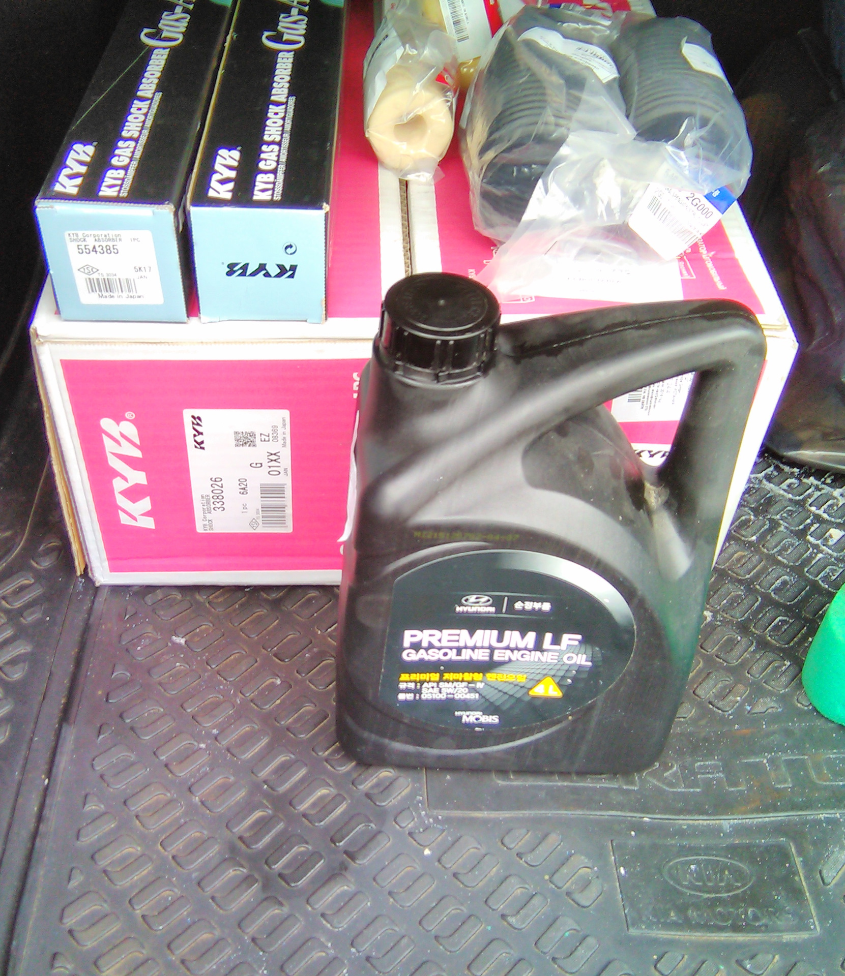 Замена передних и задних стоек амортизатора, опор амортизатора и ...