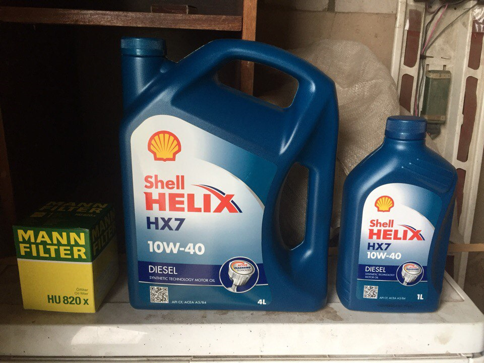 Замена масла, масленого и топливного фильтра, ремонт заслонки ...