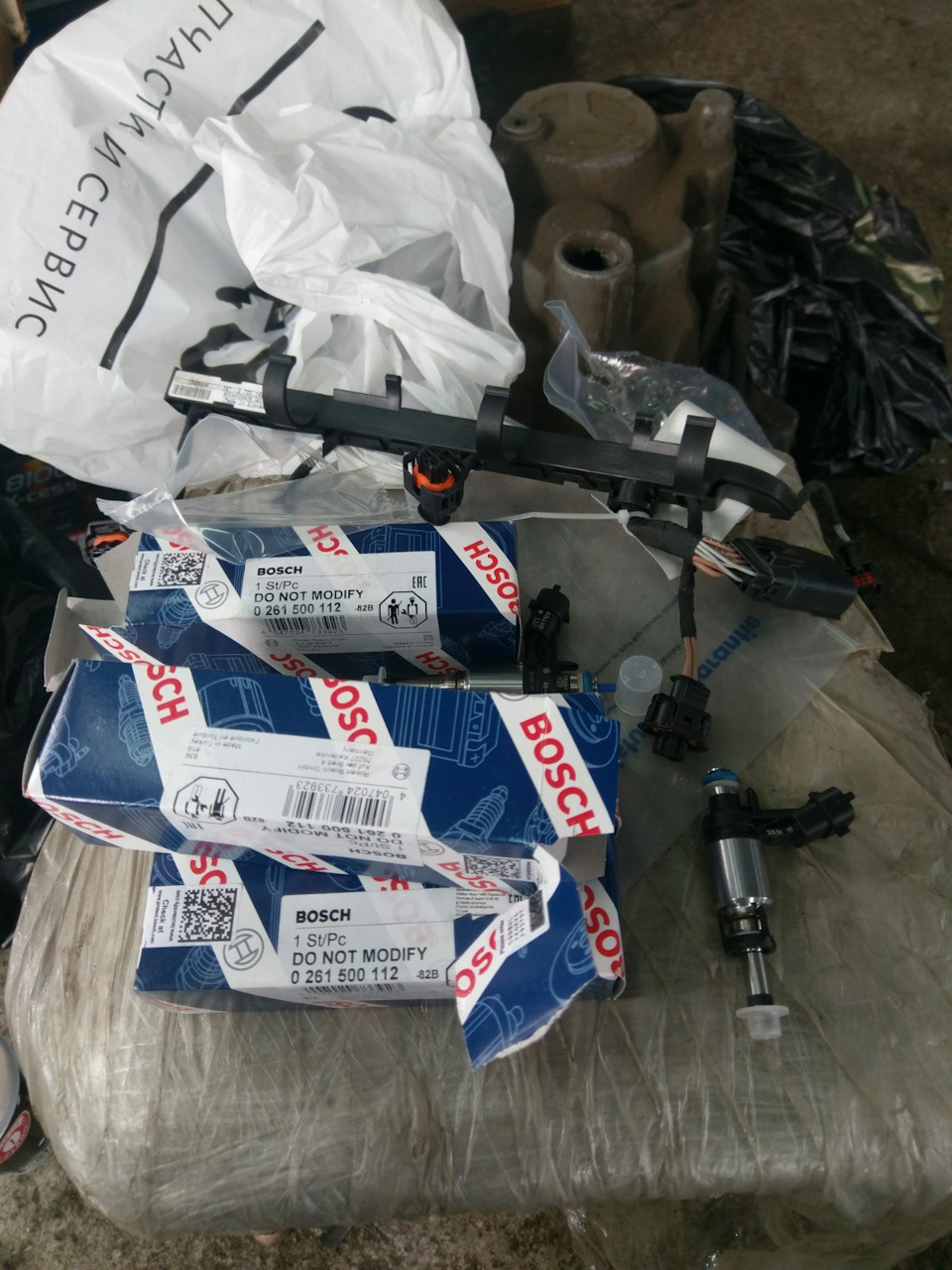 0261500112 Форсунка бензиновая BOSCH | Запчасти на DRIVE2