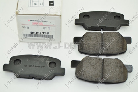 4605A998 Колодки тормозные RR OUTLANDER III 12- Mitsubishi | Запчасти ...