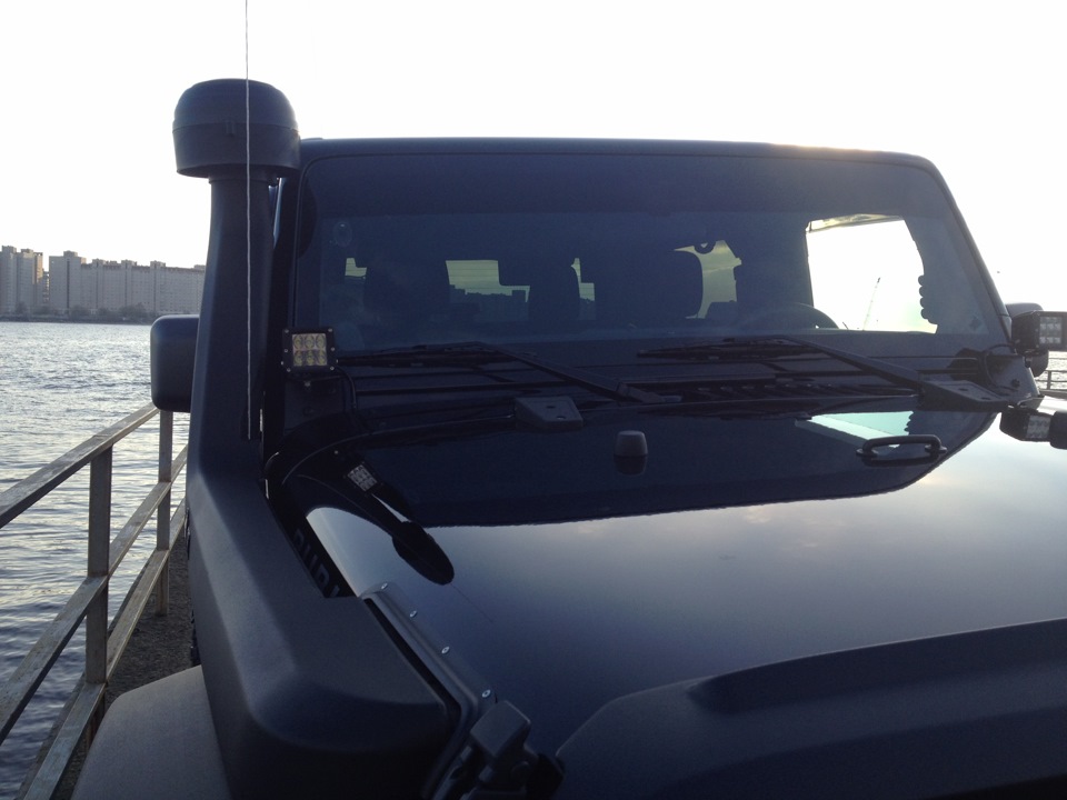 Установил "циклон" от AEV! Фото. — Jeep Wrangler (JK), 2,8 л, 2012 года | тюнинг | DRIVE2