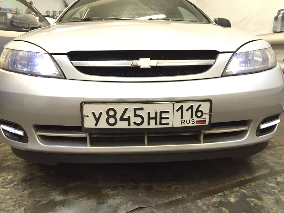 Дефлектор на бампер… — Chevrolet Lacetti 5D, 1,4 л, 2008 года | тюнинг ...