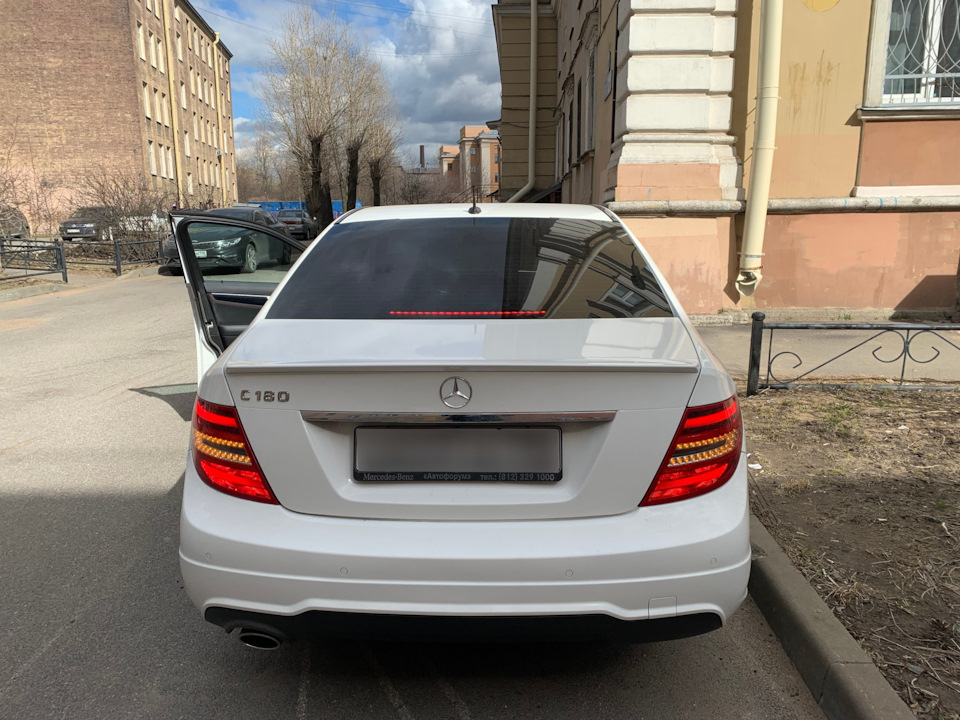 Плата заднего фонаря — Mercedes-Benz C-Class (W204), 1,6 л, 2013 года ...