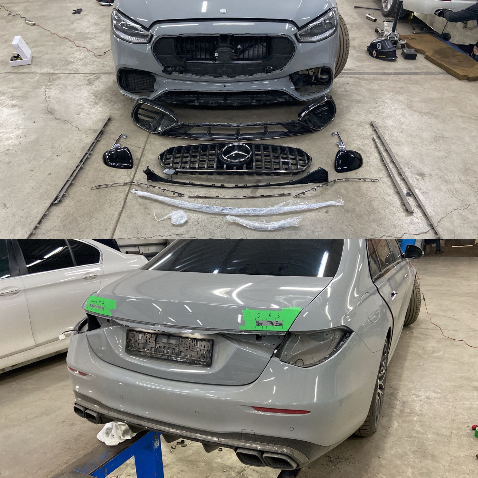 Начало истории преображения S63 223 — Mercedes-Benz S 63 AMG (W223), 4 ...