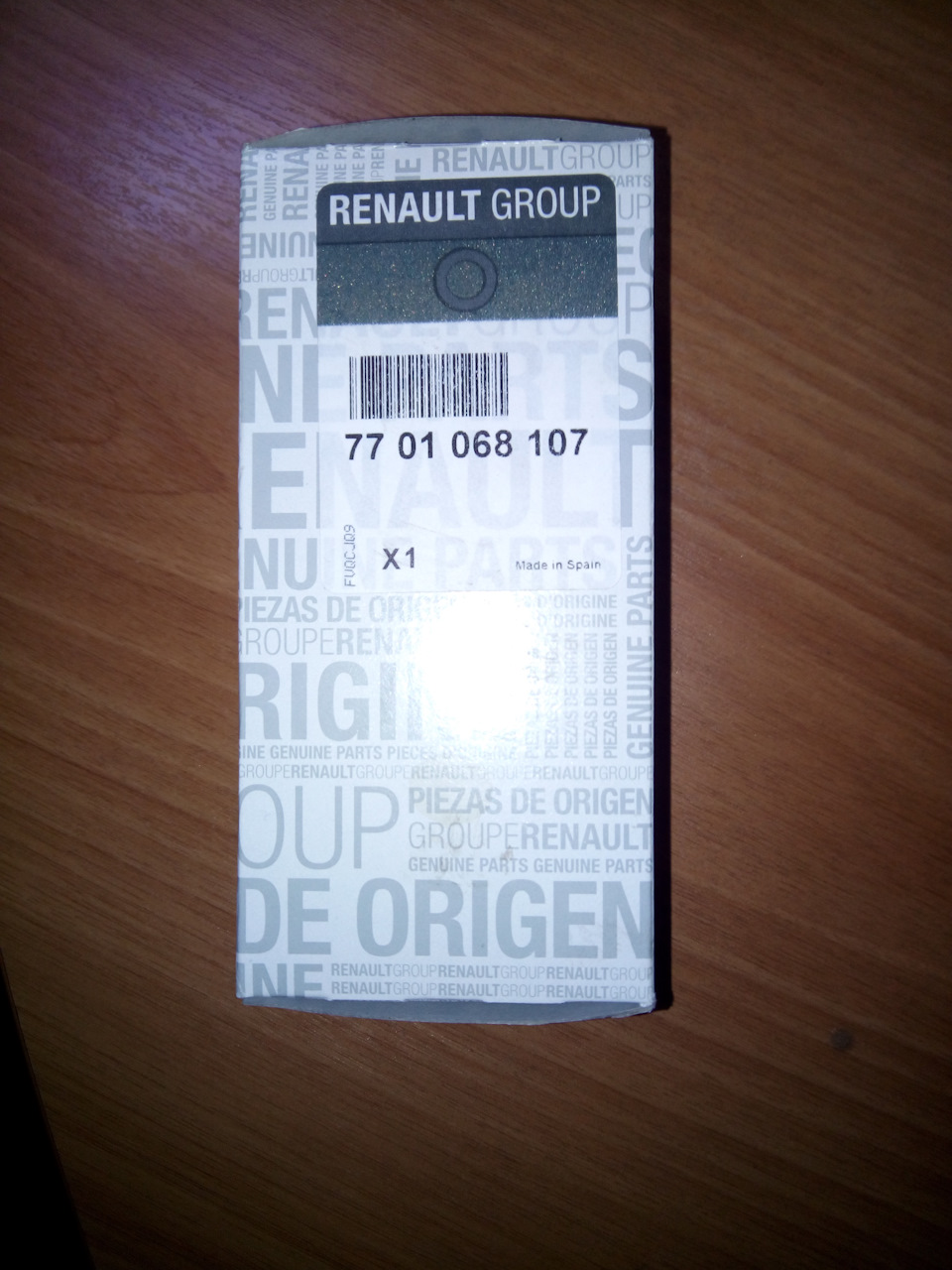 7701068107 Фильтр топливный RENAULT | Запчасти на DRIVE2