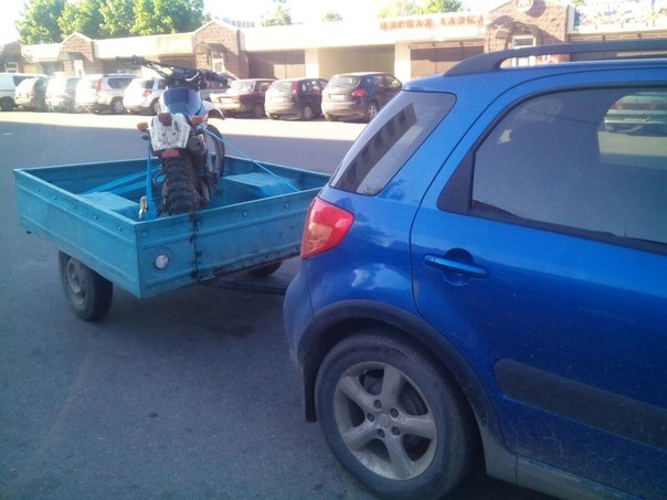 Вскрыли гараж, сперли прицеп с номерами! — Suzuki SX4 (1G), 1,6 л, 2009 ...