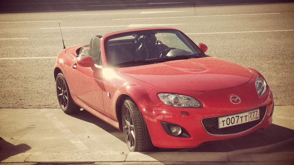 MX-5 NB, NC vs Honda S2000 vs Toyota MR2 vs RX-8 на треке — Mazda MX-5 (NC), 2 л, 2011 года ...