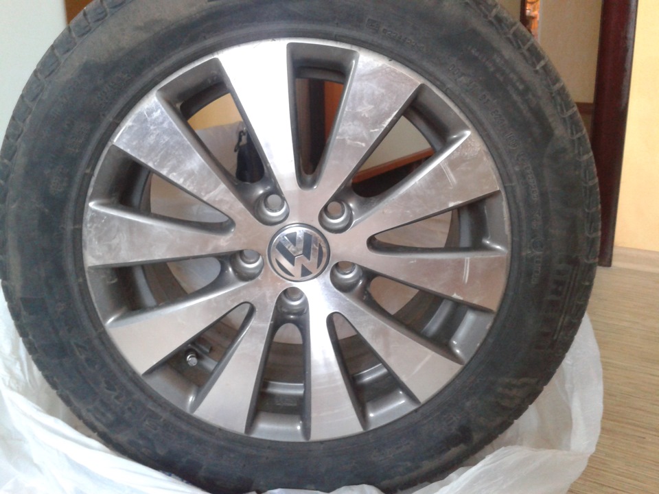 Диски от VW Passat — Volkswagen Golf Mk5, 1,6 л, 2007 года | колёсные ...
