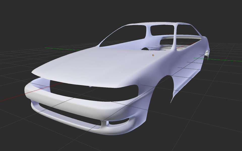 Процесс построения Toyota Cresta 90-ый кузов в 3D — DRIVE2