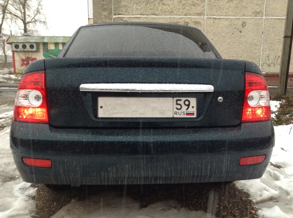 замена стопов с габаритами… — Lada Приора седан, 1,6 л, 2007 года ...