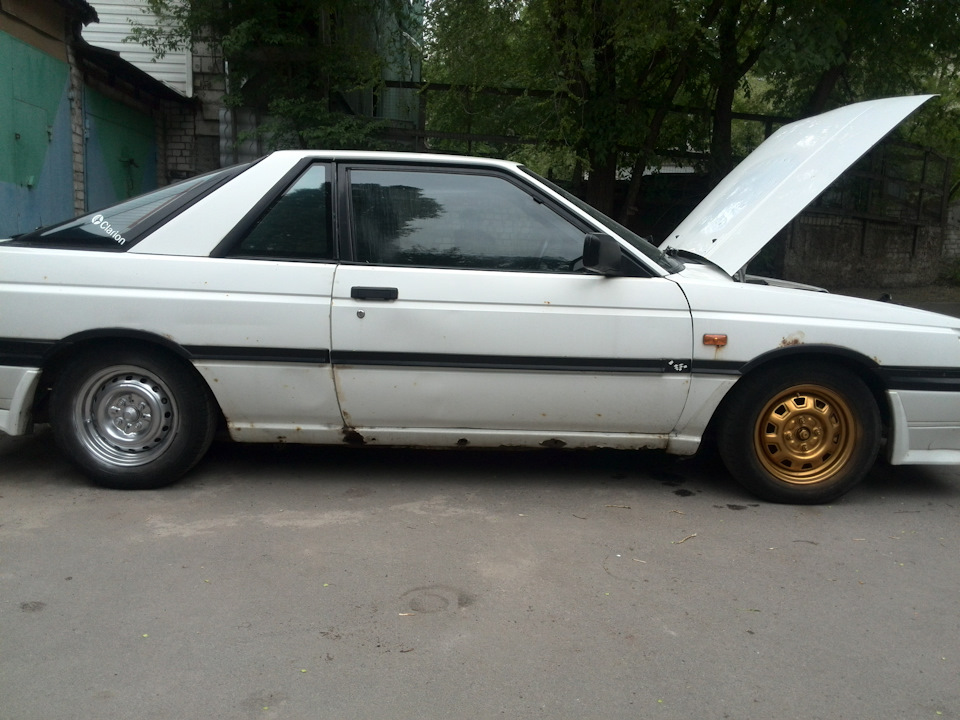 что обычно делают с пружинами?..правильно пилят — Nissan Sunny (B12), 1,6 л, 1986 года ...