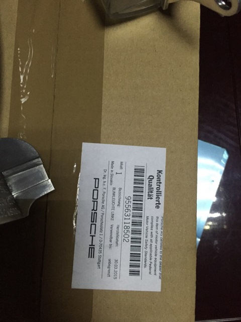 95563118502 Указатель поворота в бампер левый VAG | Запчасти на DRIVE2