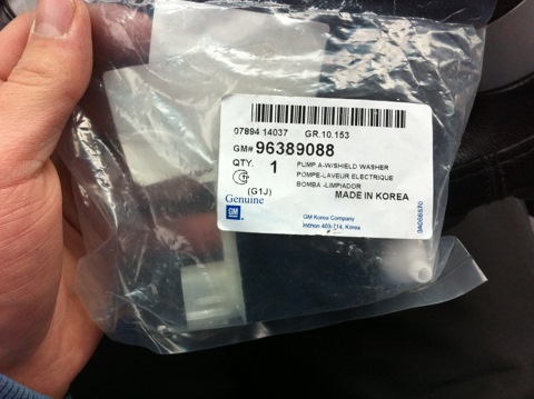 96389088 Мотор стеклоомывателя (хечбек, вагон) GM | Запчасти на DRIVE2