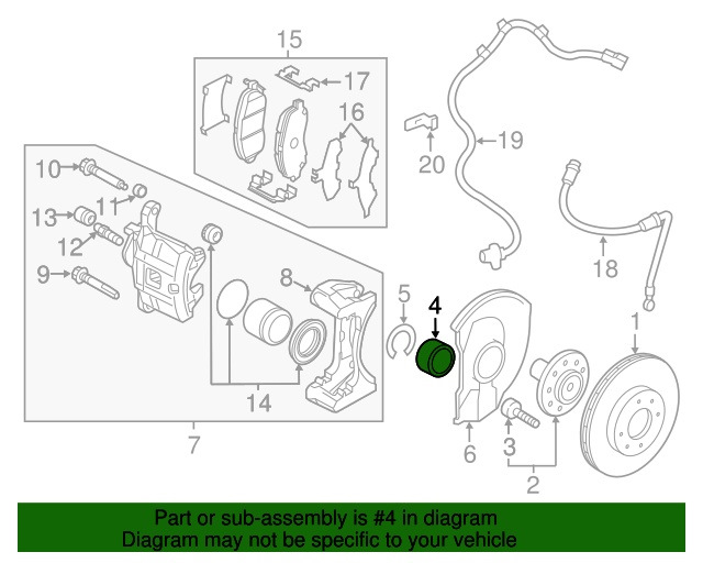 3885A040 Ремкомплект ступицы передней Mitsubishi | Запчасти на DRIVE2