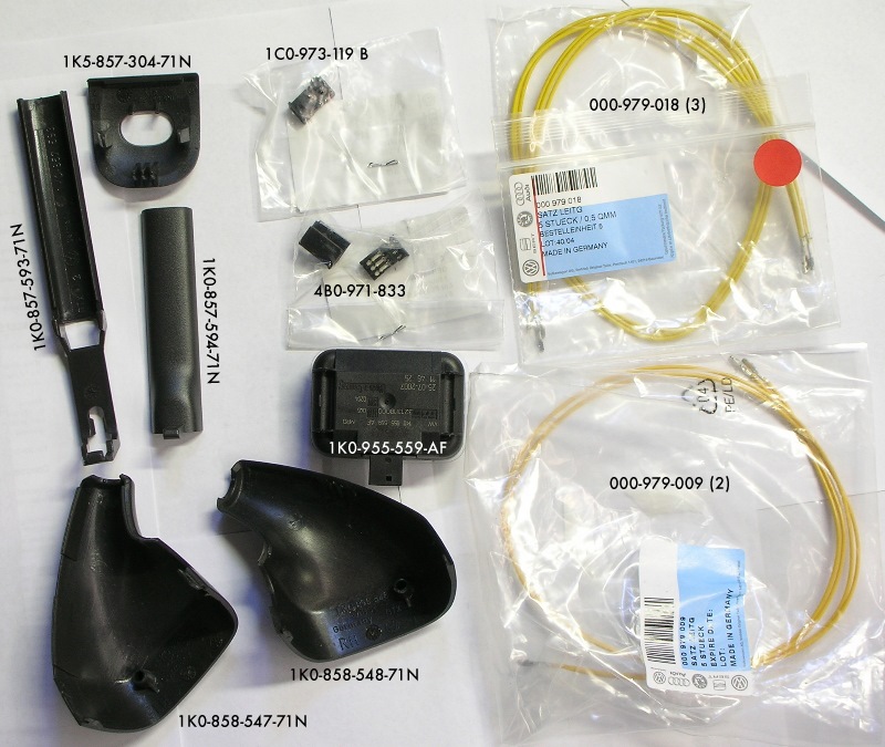 1C0973119B Корпус плоского разъёма VAG | Запчасти на DRIVE2