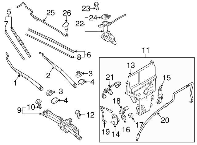 985102B700 НАСОС СТЕКЛООМЫВАТЕЛЯ С БАЧКОМ KIA HYUNDAI | Запчасти на DRIVE2