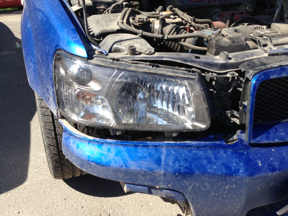Отчет о замене ламп в головной оптике — Subaru Forester (SG), 2,5 л ...