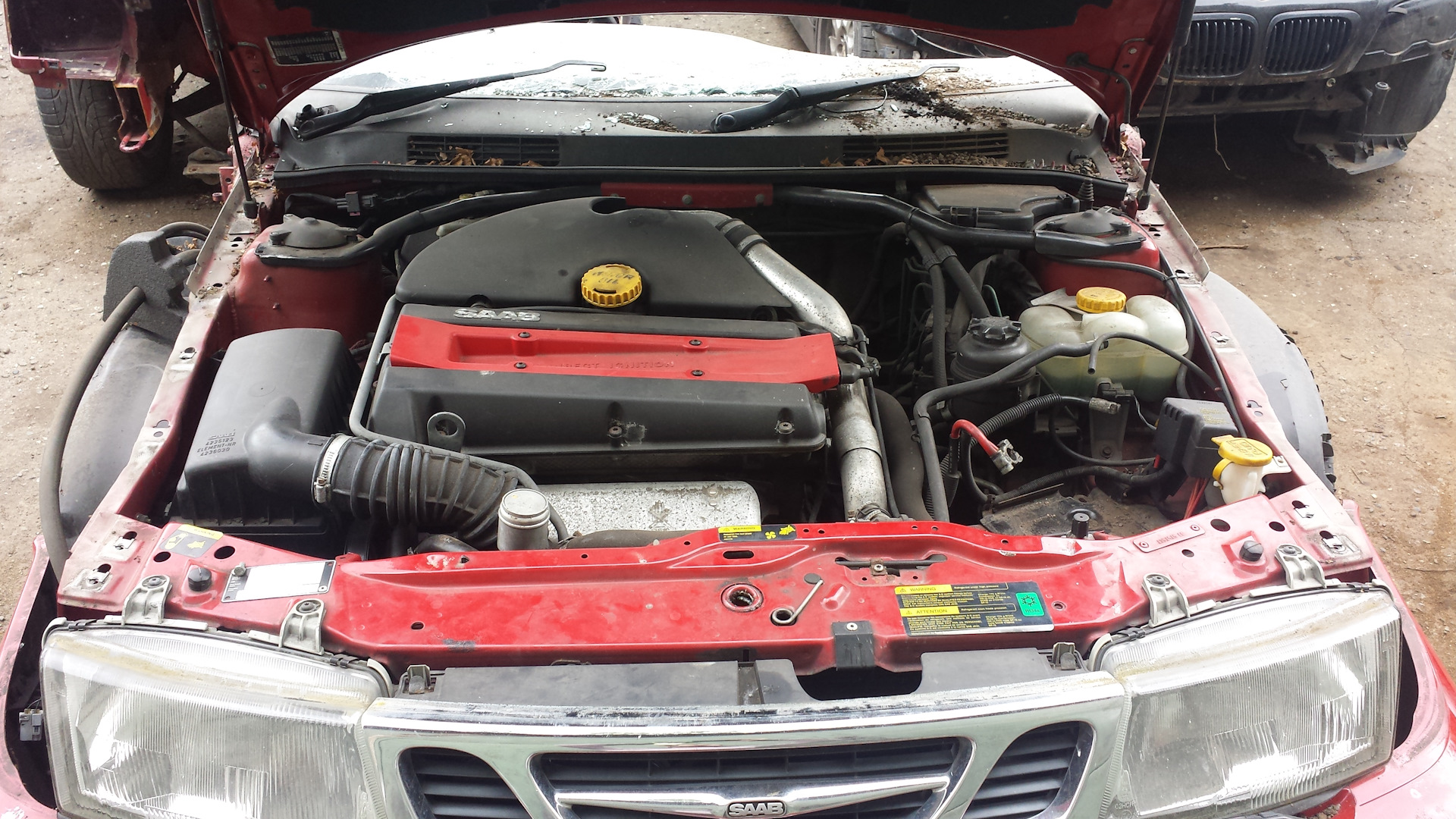 Переход на двигатель Saab B204E — Opel Corsa A, 2 л, 1992 года | тюнинг ...