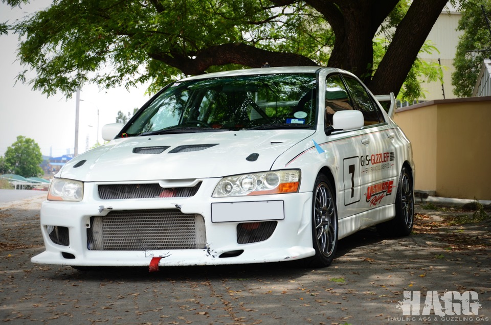 Jaco's Evo 7, track prepped. — DRIVE2