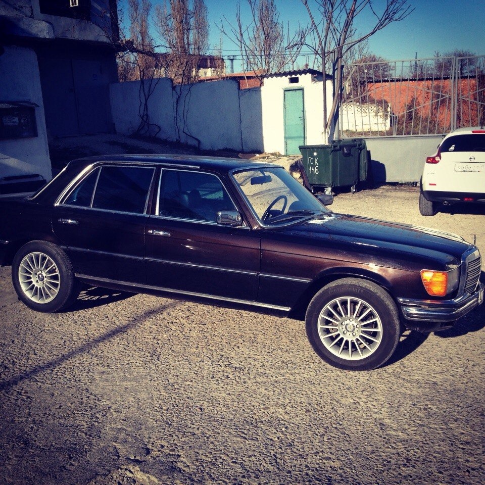 Передвигаемся своим ходом)) — Mercedes-Benz S-Class (W116), 2,8 л, 1975 ...