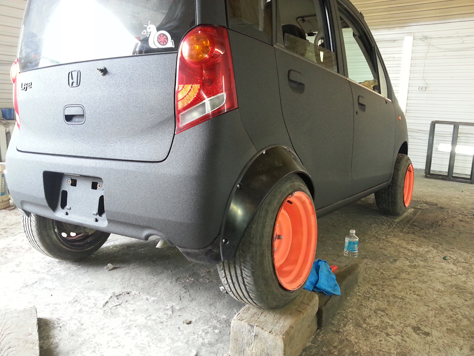 Фендеры (часть 3) — Honda Life (JB5/JB6/JB7/JB8), 0,7 л, 2009 года | тюнинг | DRIVE2