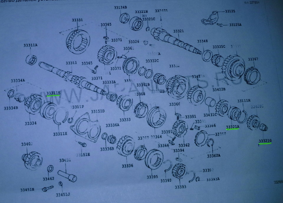 Шум "Дизеля". Ремонт КПП. — Toyota Avensis II, 1,8 л, 2007 года ...