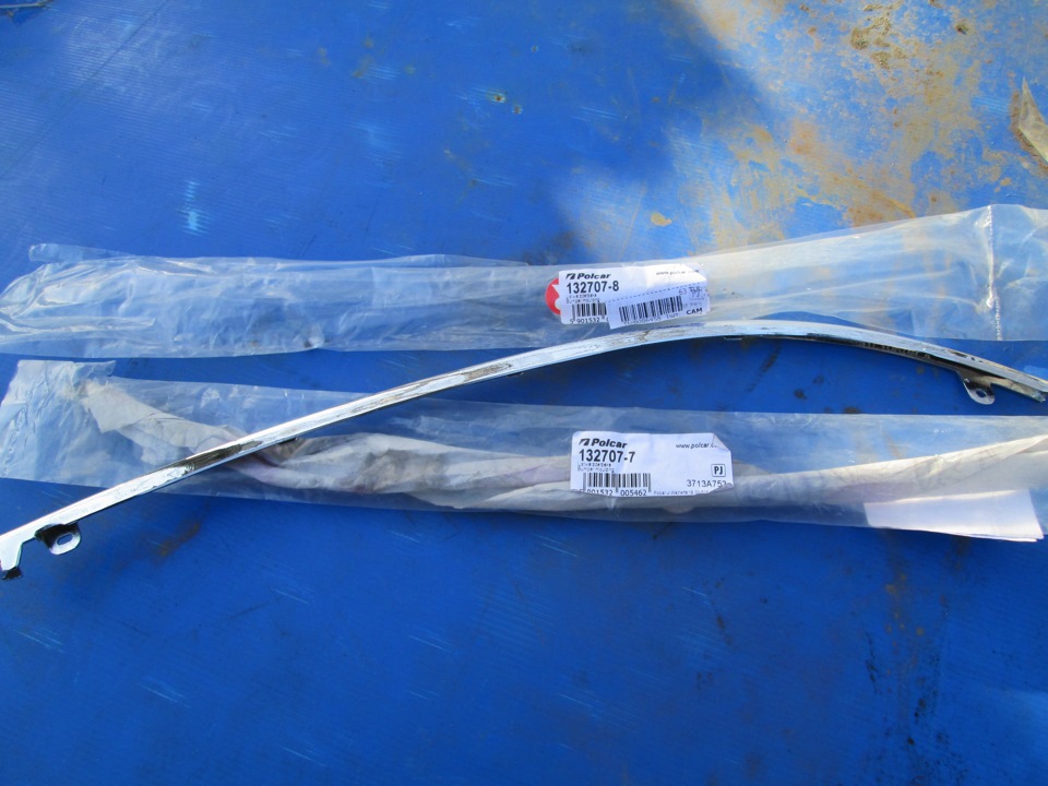 1327077 Молдинг бампера левый POLCAR | Запчасти на DRIVE2