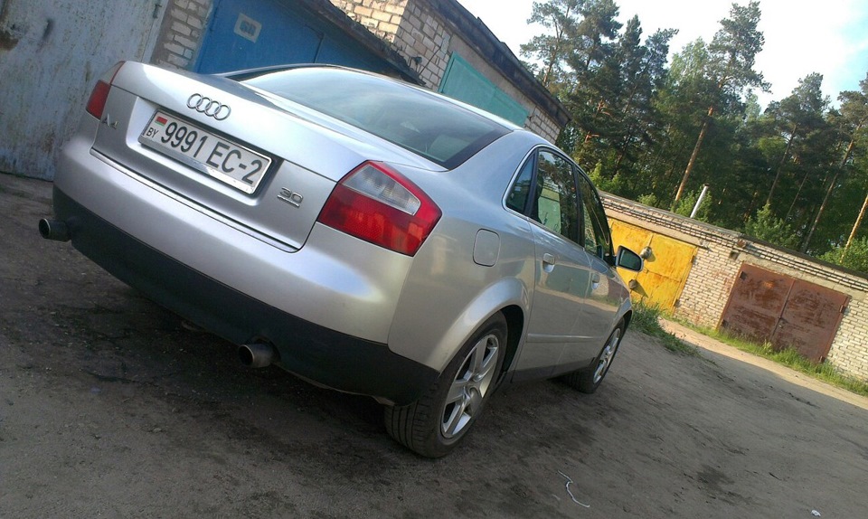 Звук выхлопа Audi a4 b6 3.0 — Audi A4 (B6), 3 л, 2002 года | видео | DRIVE2