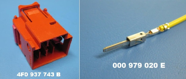 4F0937743B Корпус разъёма VAG | Запчасти на DRIVE2