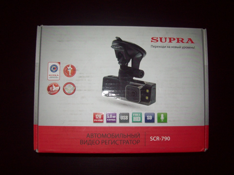 Видео регистратор Supra SCR-790 — Lada 2113, 1,6 л, 2011 года | аксессуары | DRIVE2