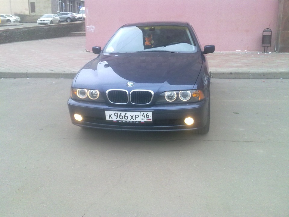 Как и обещал фото с новыми ПТФ — BMW 5 series (E39), 2,5 л, 2003 года ...