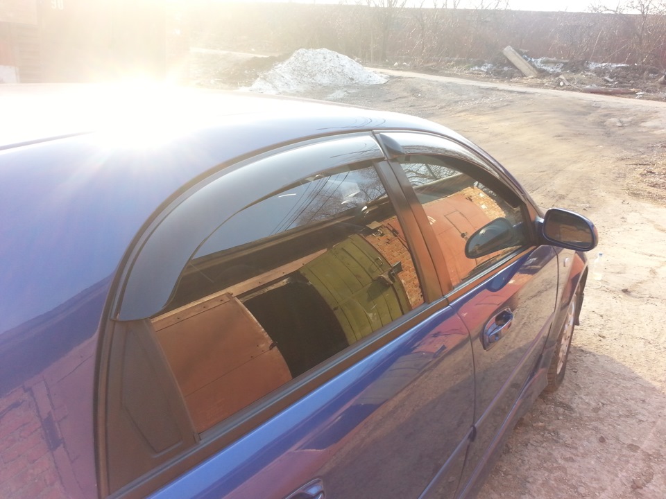 Дефлекторы — Chevrolet Lacetti 5D, 1,6 л, 2007 года | тюнинг | DRIVE2