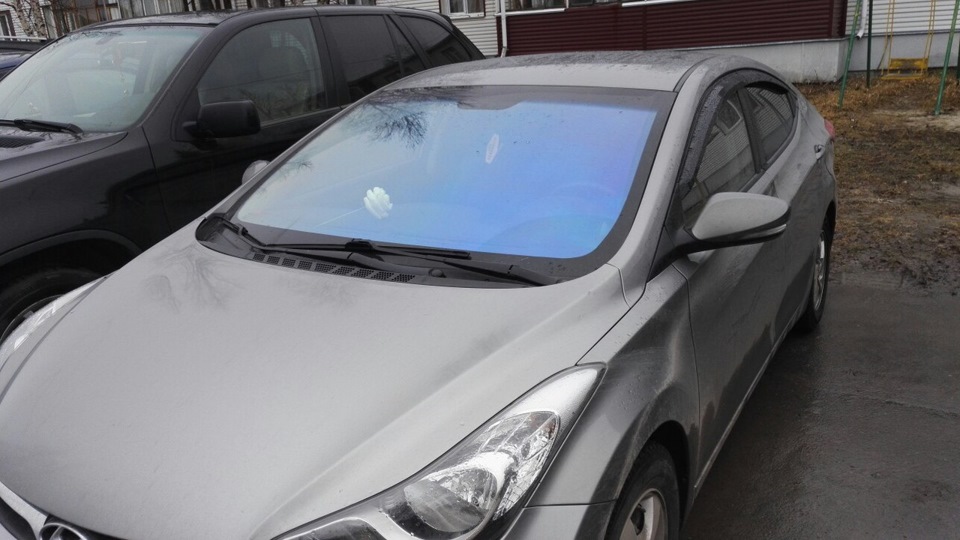 Атермальная пленка "Хамелеон" — Hyundai Avante (5G), 1,6 л, 2011 года ...