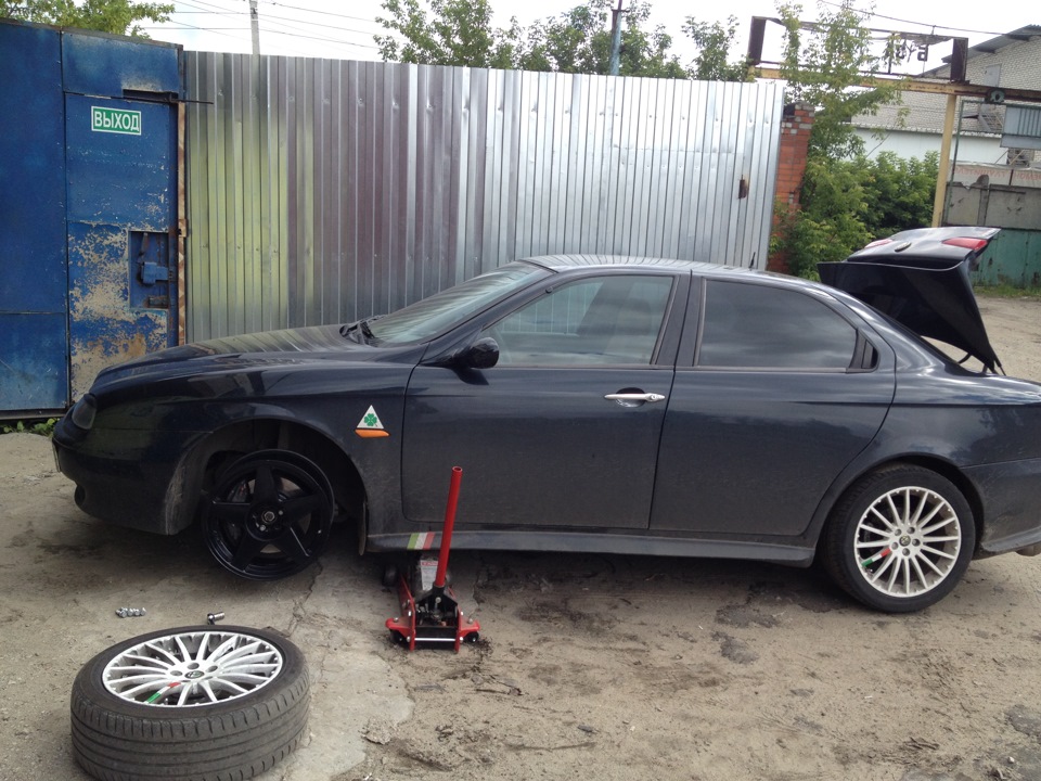 AZEV на зиму — Alfa Romeo 156, 2,5 л, 1998 года | колёсные диски | DRIVE2