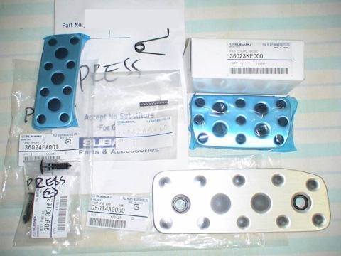 36024FA001 Металлическая накладка на педаль сцепления SUBARU | Запчасти ...