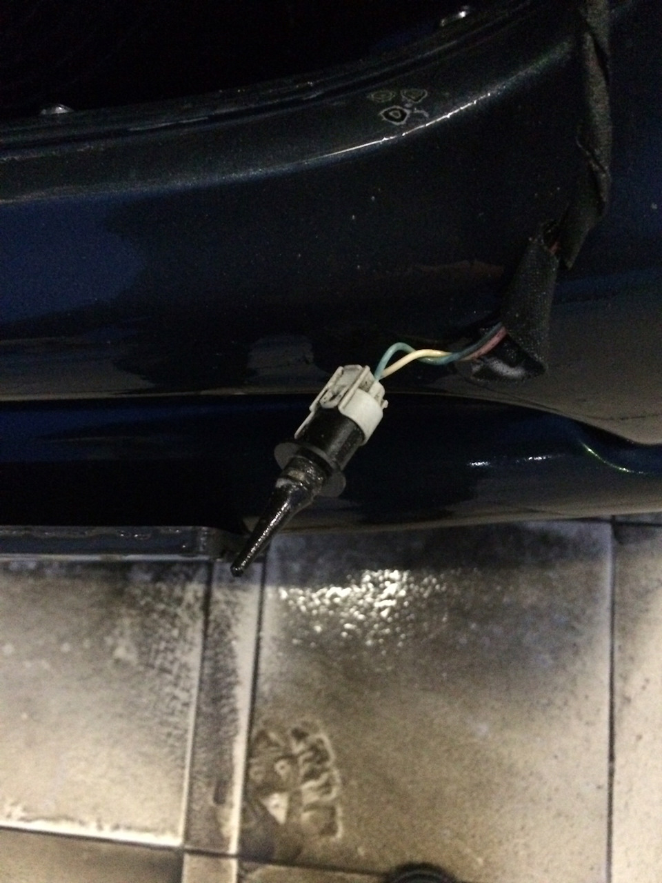 Датчик температуры наружного воздуха — Mercedes-Benz M-Class (W163), 3 ...